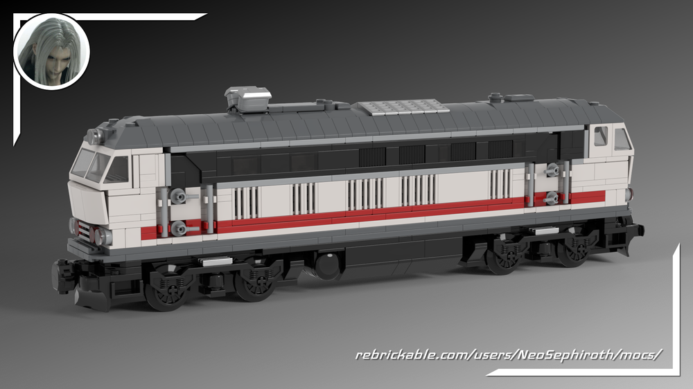 Lego Moc Db Br 218 Intercity Locomotive By Neosephiroth Rebrickable Build With Lego
