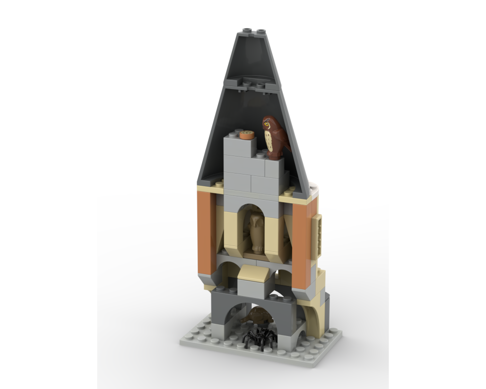 Lego Moc Hp Filchs Tower With Fireplace By Akachi Rebrickable
