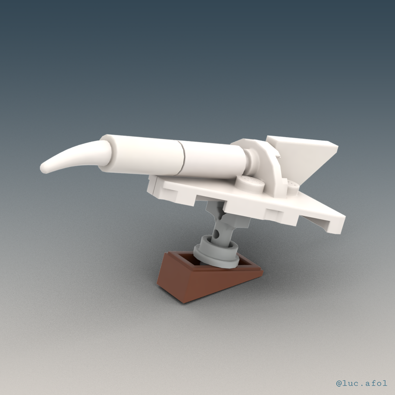 LEGO MOC Micro Concorde 10318 by luc.afol | Rebrickable - Build with LEGO