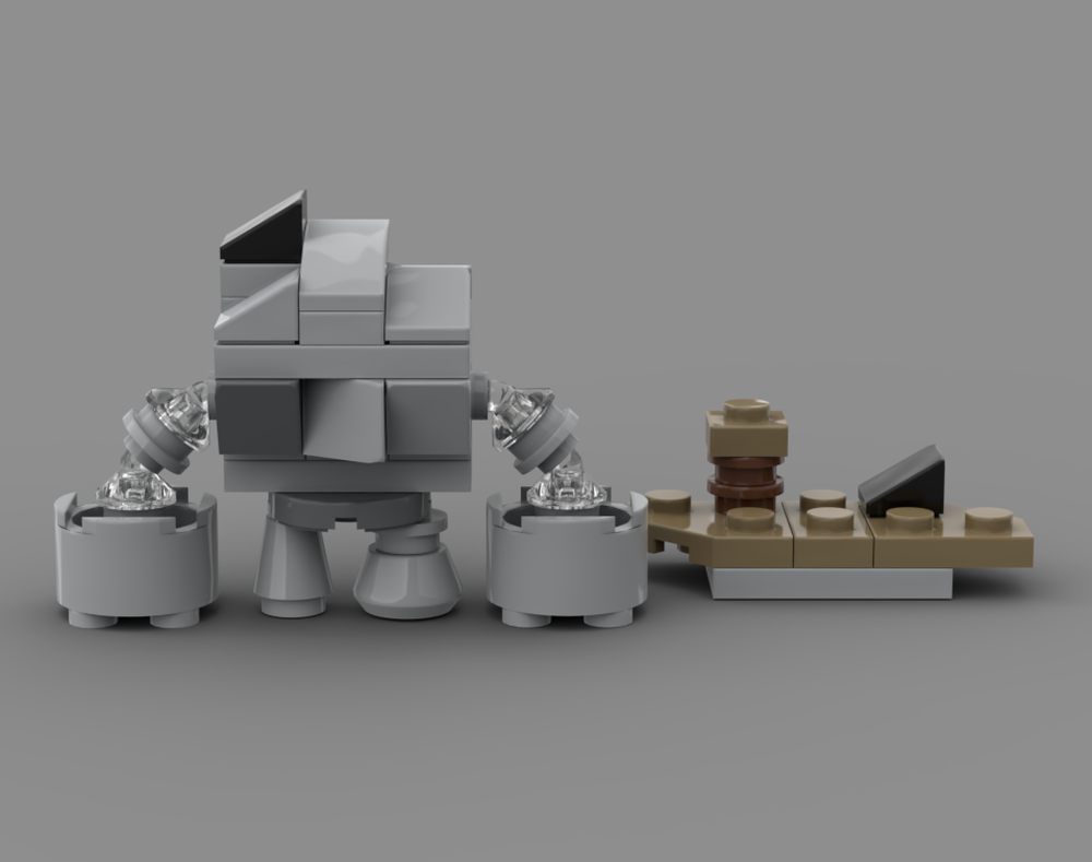 LEGO MOC Stone Talus Mini by HB_Builds | Rebrickable - Build with LEGO