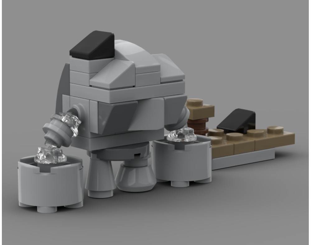 LEGO MOC Stone Talus Mini by HB_Builds | Rebrickable - Build with LEGO