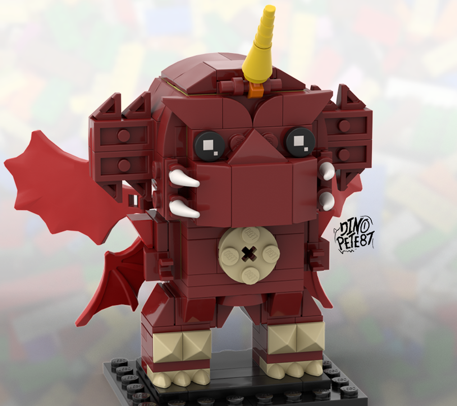 LEGO MOC Brickheadz - Destoroyah by DinoPete87 | Rebrickable - Build ...