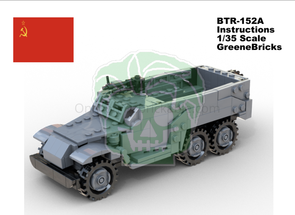 LEGO MOC BTR-152A by GreeneBricks | Rebrickable - Build with LEGO
