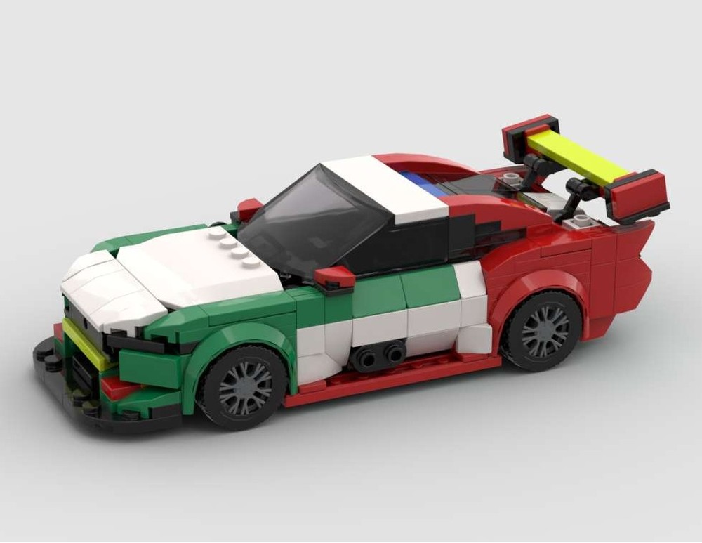 LEGO MOC 2024 Castrol Racing Ford Mustang Supercar by Brick Deviation ...