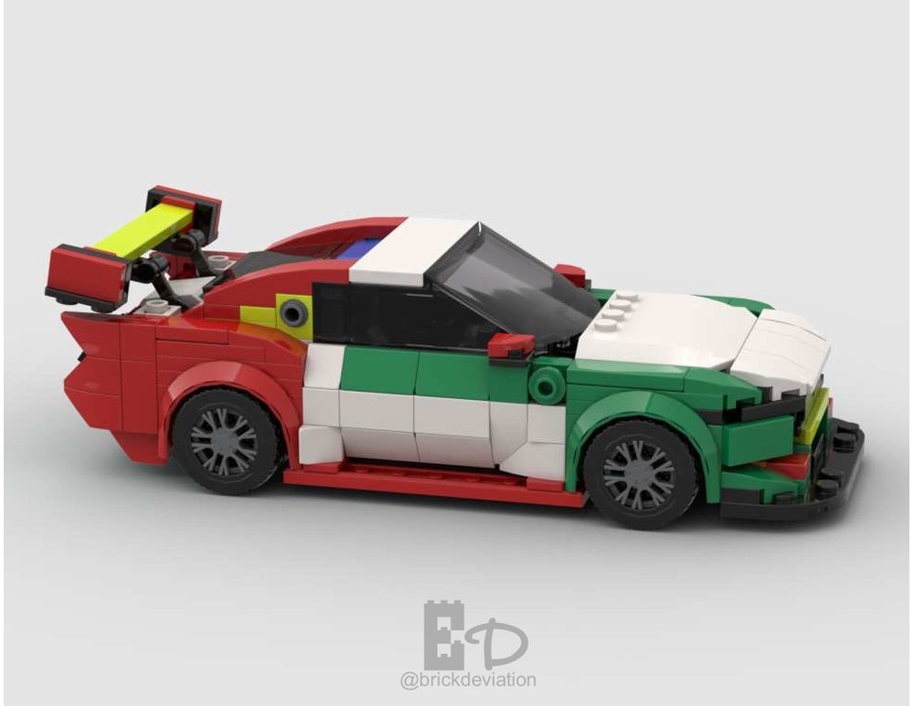 LEGO MOC 2024 Castrol Racing Ford Mustang Supercar by Brick Deviation ...