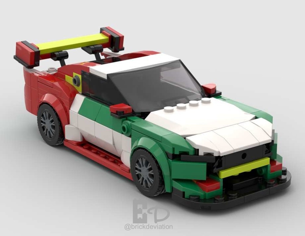 LEGO MOC 2024 Castrol Racing Ford Mustang Supercar by Brick Deviation ...