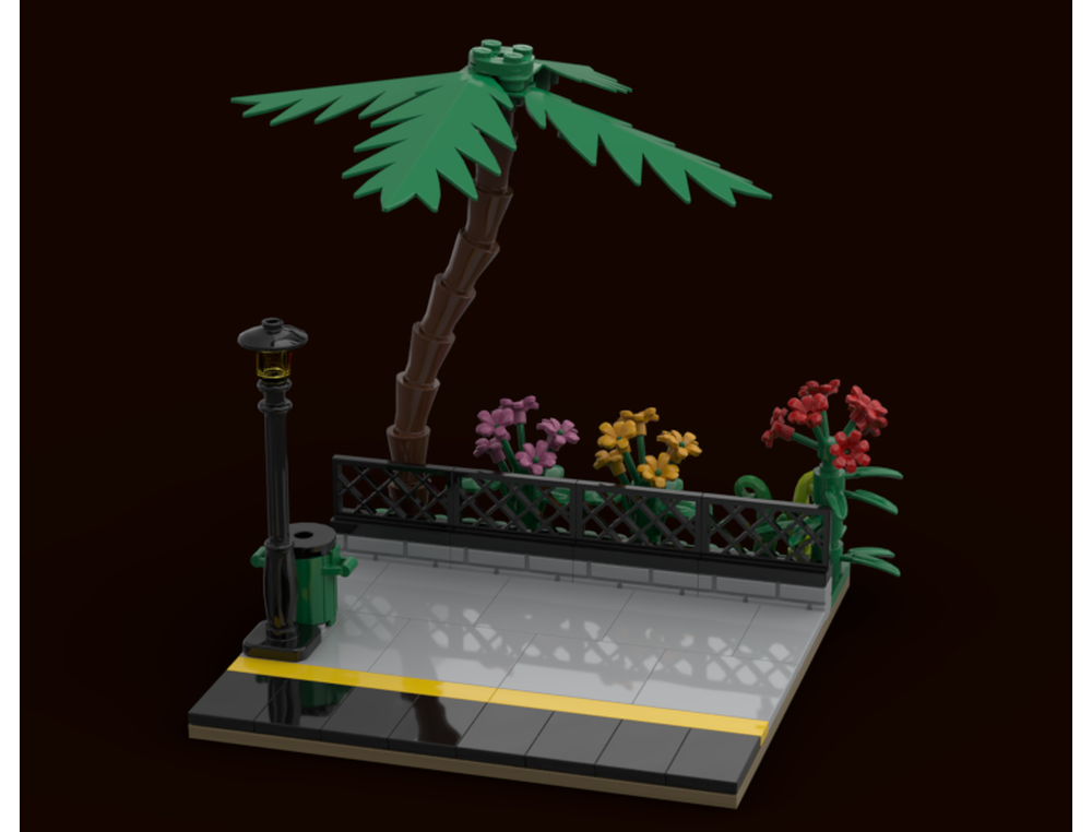 LEGO MOC Sidewalk by Mlong1013 | Rebrickable - Build with LEGO