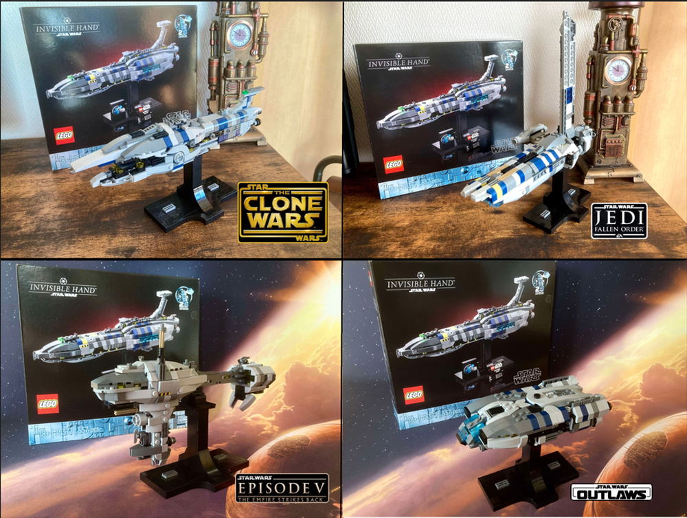 LEGO MOC Invisible Hand Rebuild 4 Pack by CreationCaravan (Brad Barber ...