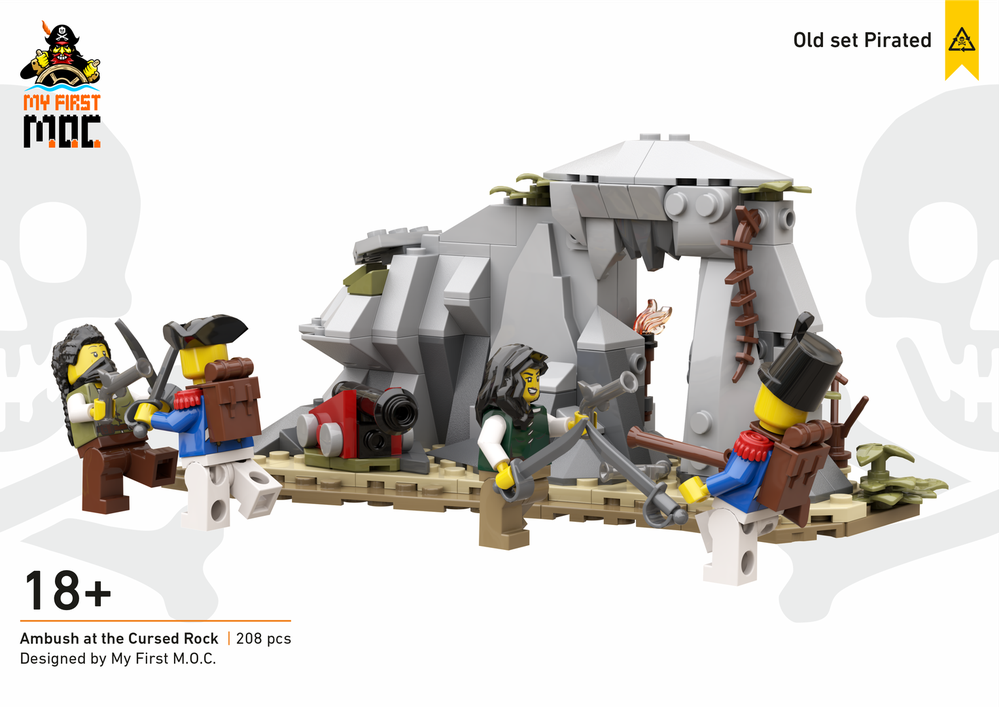 LEGO MOC Ambush at the Cursed Rock by MyFirstMOC | Rebrickable - Build ...