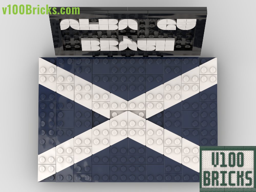 LEGO MOC-197263 Saltire/Pride of Scotland Flag by v100Bricks ...