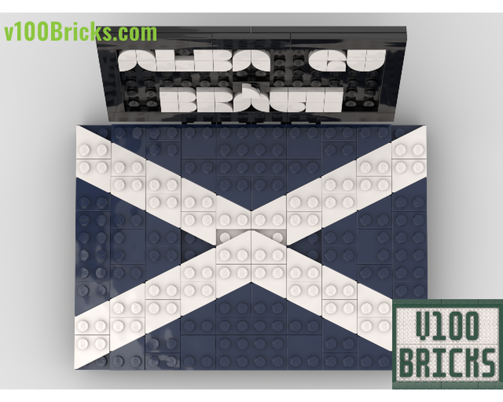 LEGO MOC Saltire/Pride of Scotland Flag by v100Bricks | Rebrickable ...