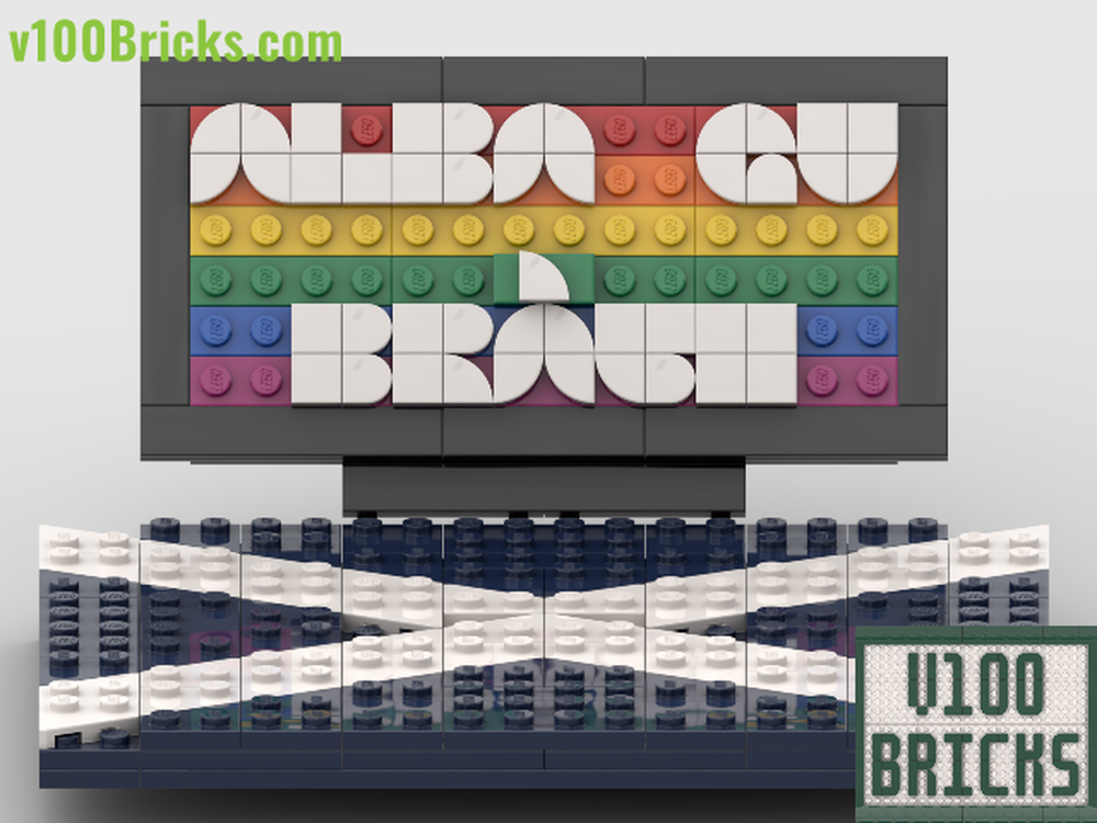 LEGO MOC-197263 Saltire/Pride of Scotland Flag by v100Bricks ...