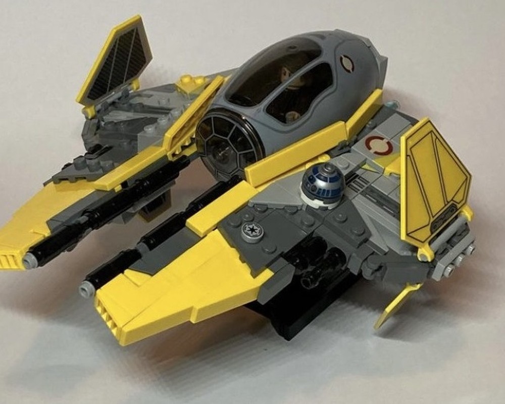 LEGO MOC Anakin's Interceptor (yellow) by Ollysgoodbrick | Rebrickable ...