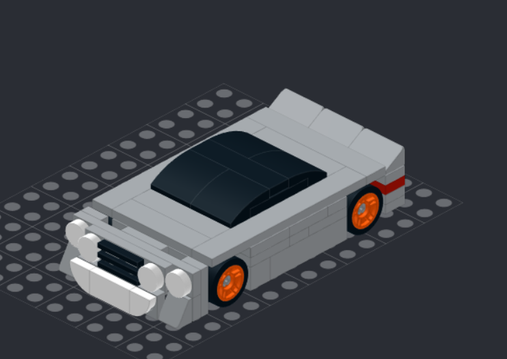 LEGO MOC Mini mercedes clk gtr by Ibrahimno | Rebrickable - Build with LEGO