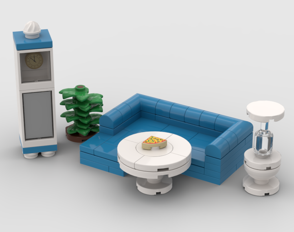 LEGO MOC living room set by EBbuilds | Rebrickable - Build with LEGO