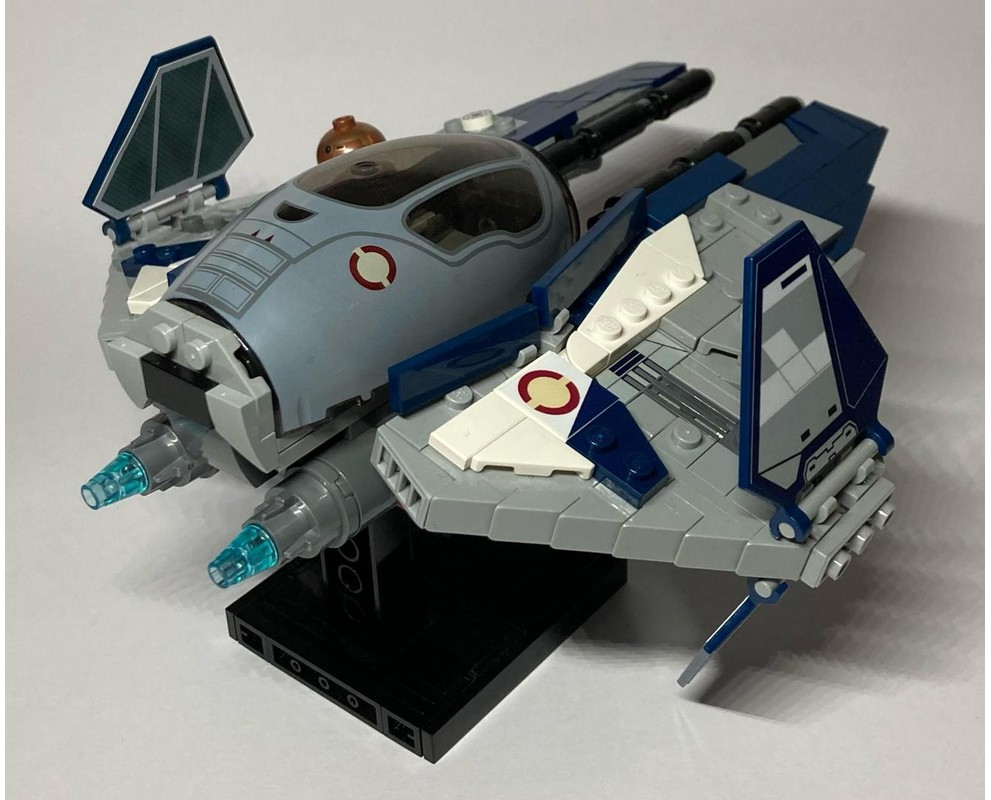 LEGO MOC Obi-Wan's Interceptor (blue) by Ollysgoodbrick | Rebrickable ...