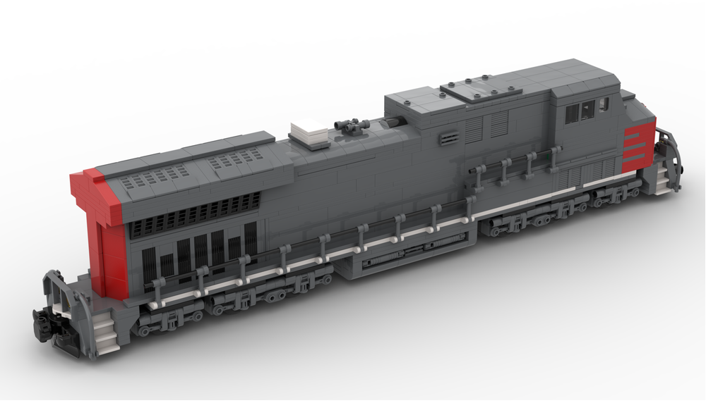 LEGO MOC Locomotive Diesel - Southern Pacific Railroad AC4400CW - MOC by Mimi68 | Rebrickable ...