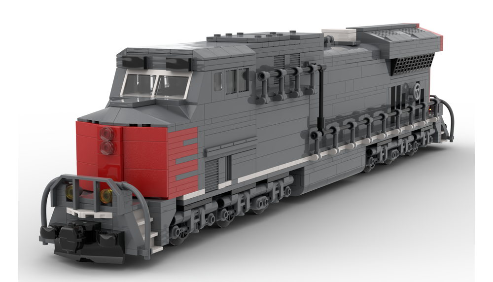 LEGO MOC Locomotive Diesel - Southern Pacific Railroad AC4400CW - MOC ...