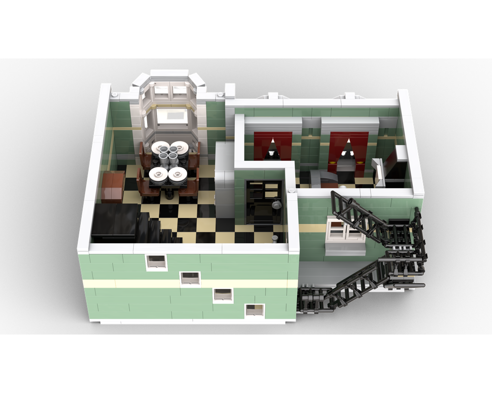 LEGO MOC Green Grocer Expanded by CyberLogic | Rebrickable - Build with ...