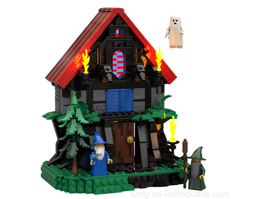 Lego Moc Majistos Magical Workshop V2 By Raguidel Rebrickable