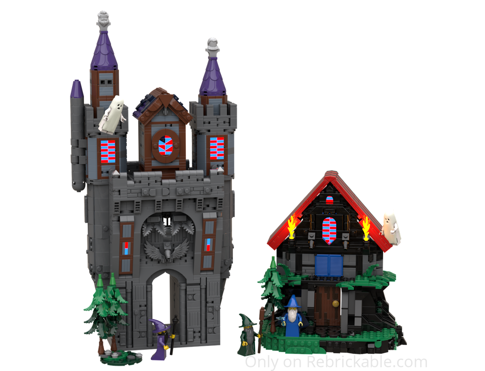 Lego Moc Majistos Magical Workshop V2 By Raguidel Rebrickable