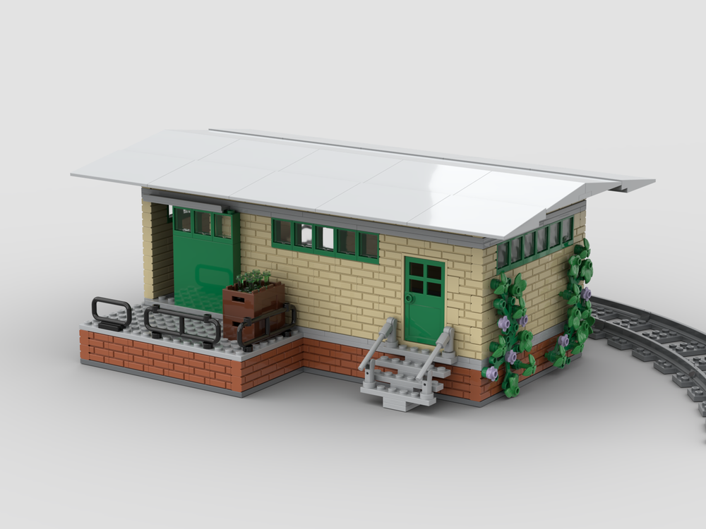 LEGO MOC Güterschuppen (freight shed) by habichtfreak | Rebrickable ...