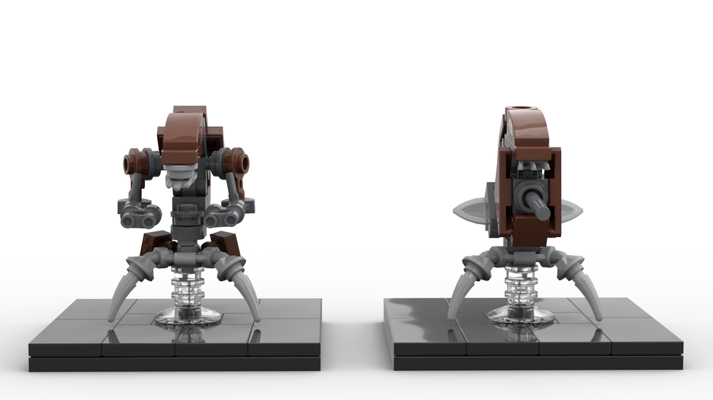 LEGO MOC-197312 Droideka Minifig Scale Combo - Standard and Sniper by ...