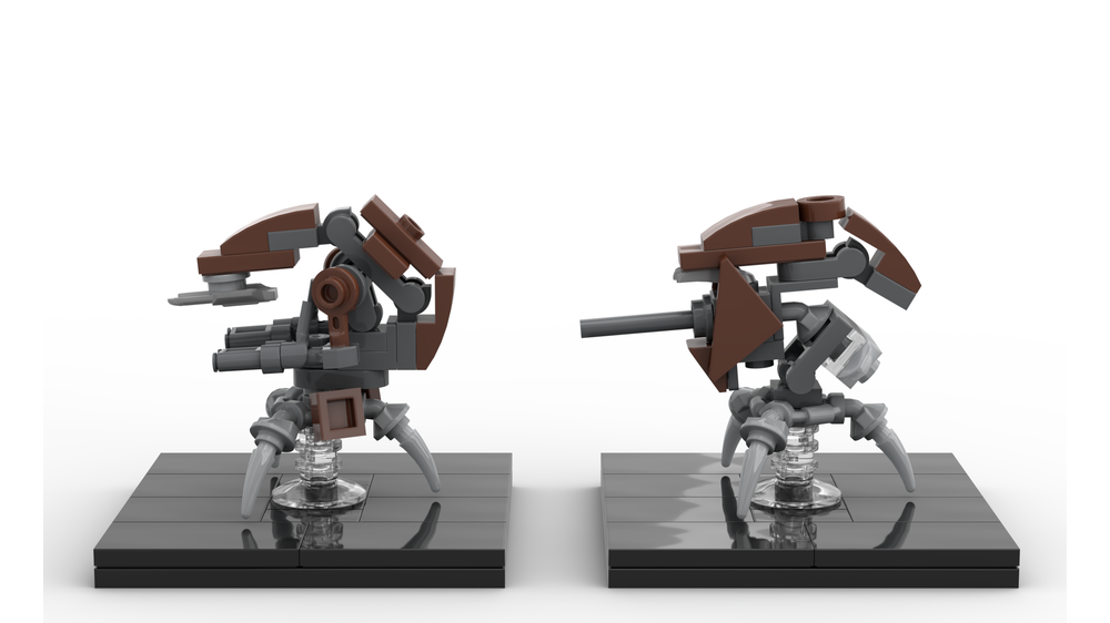 Lego Moc Droideka Minifig Scale Combo Standard And Sniper By