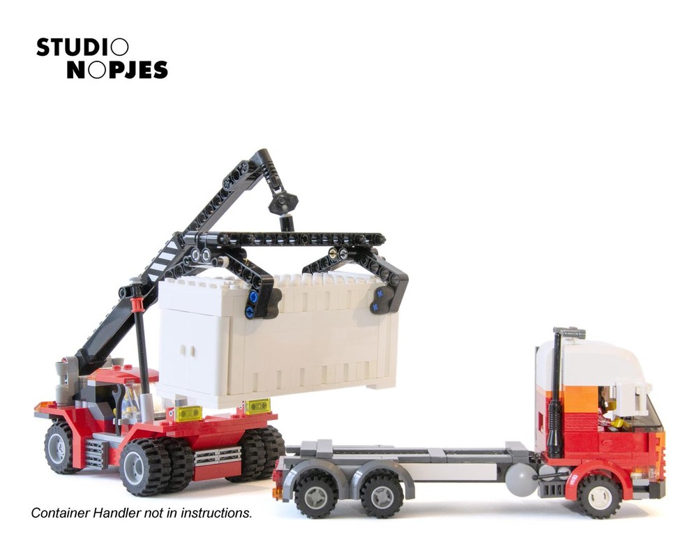 LEGO MOC Container Truck by Roloff | Rebrickable - Build with LEGO