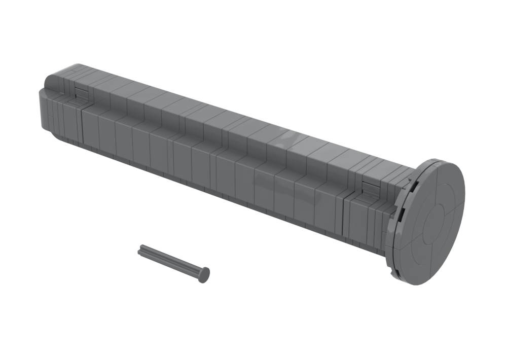 LEGO MOC-197315 Upscaled Technic Axle 4L With Stop by OrchardBuilds ...