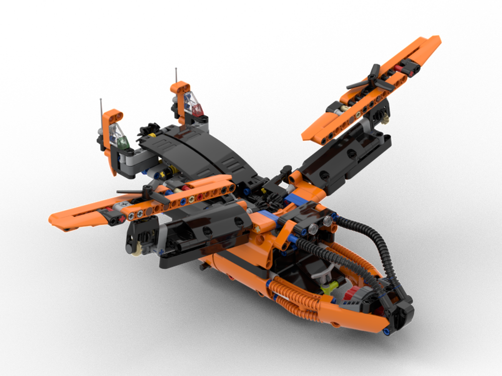 LEGO MOC 42120 Alternate - The Ocelot VTOL Aircraft by bricklejar ...