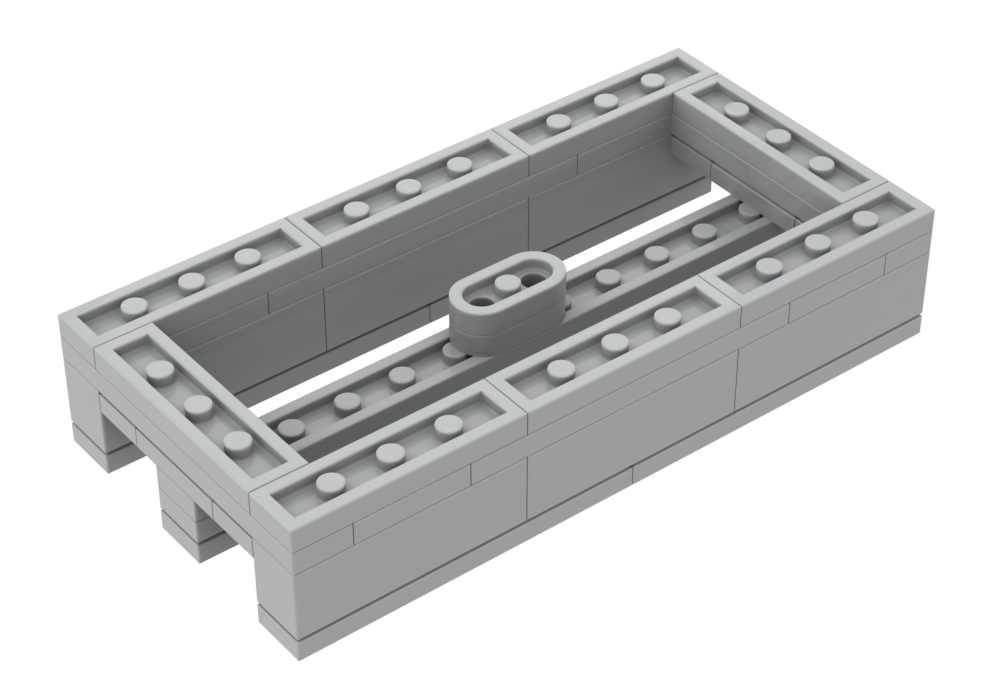 LEGO MOC Upscaled 1x2 Grille by OrchardBuilds | Rebrickable - Build ...
