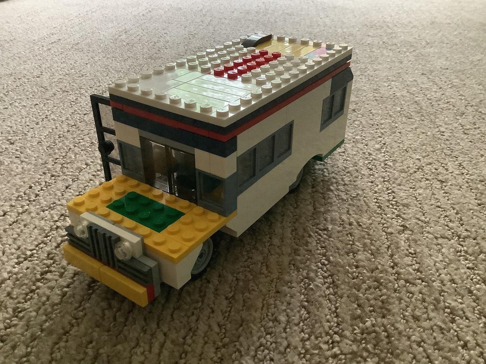 Lego Moc Skaters Bus Camper By Orbcreations Rebrickable Build With Lego