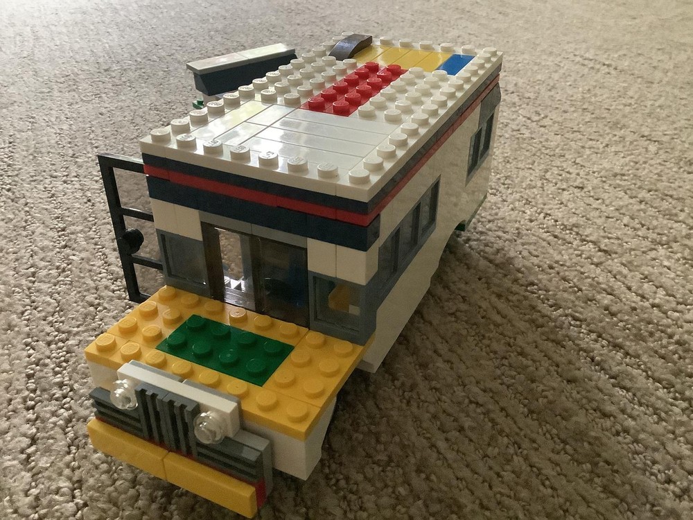 Lego Moc Skaters Bus Camper By Orbcreations Rebrickable Build With Lego