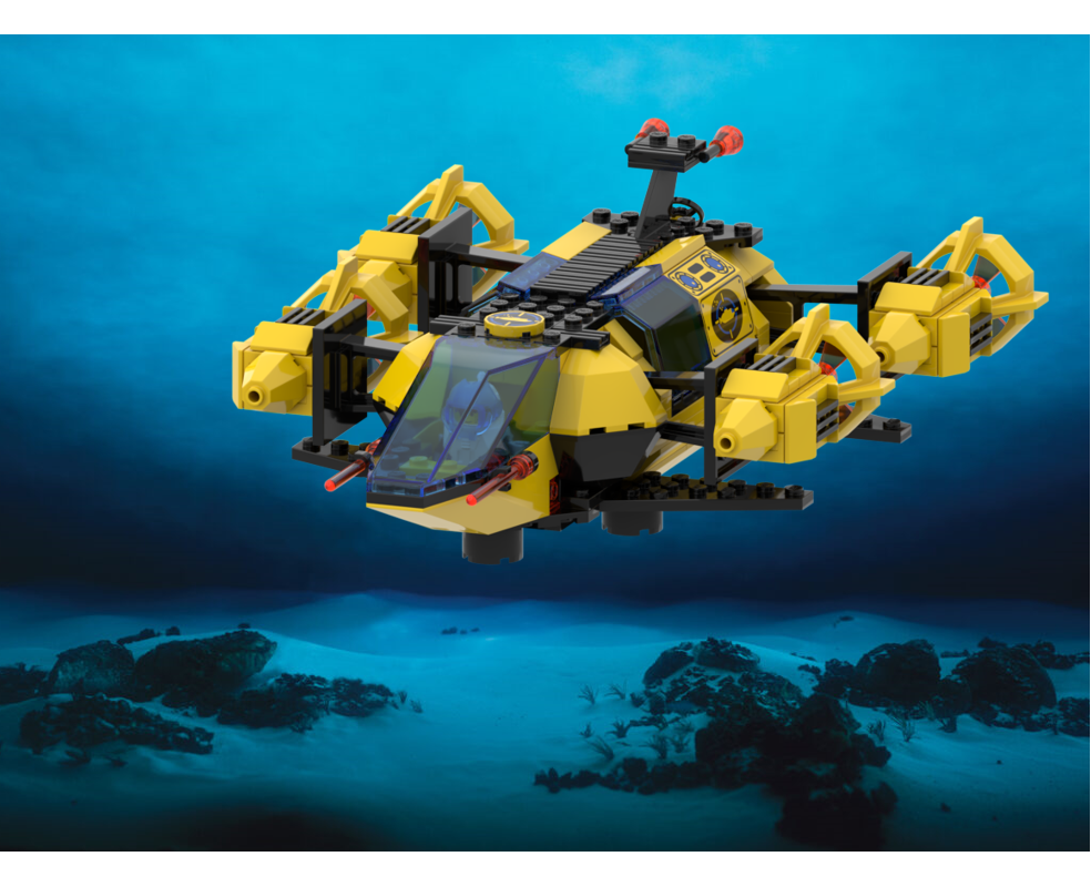 LEGO MOC Aquazone Shark Hunter by Jakob_ | Rebrickable - Build with LEGO