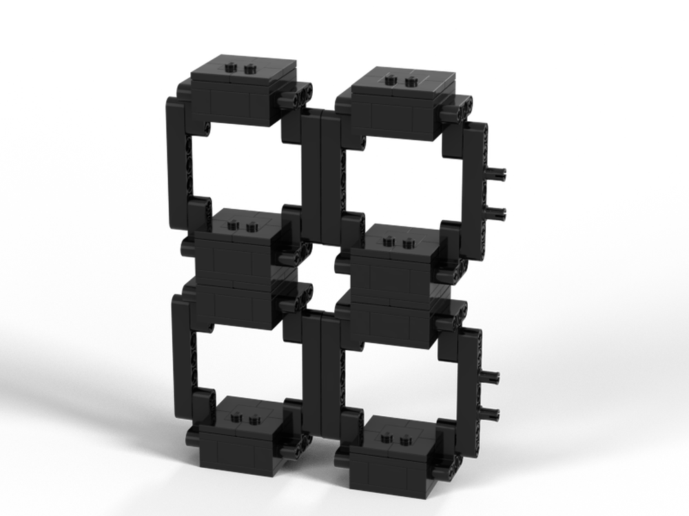 Lego Moc Modular Minifigure Display By Tomko1t Rebrickable Build With Lego