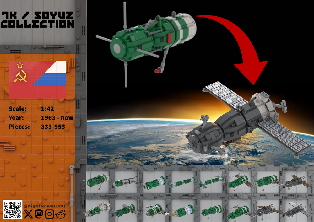 LEGO MOC 7K / Soyuz Collection (1:42 Minifig Scale) by NightHawk11991 ...