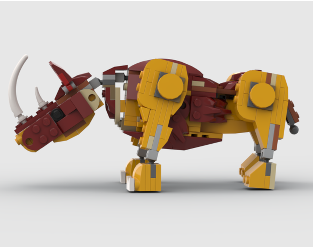 Lego Moc 2x 31112 Whooly Rhino By Ddommark Rebrickable Build With Lego