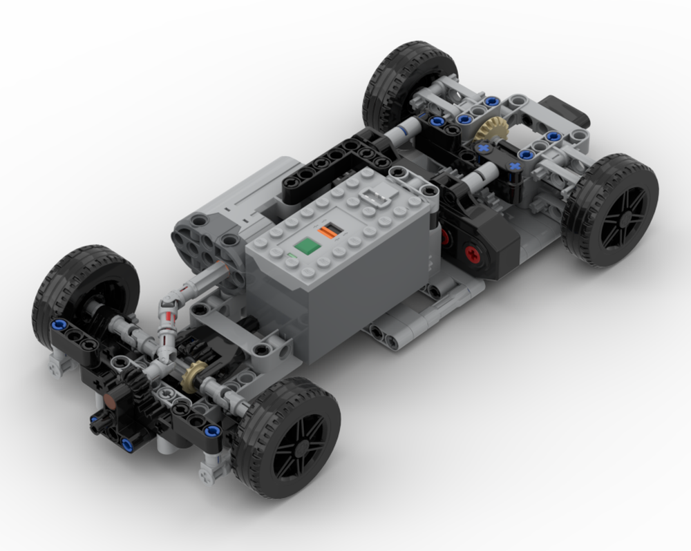 LEGO MOC Chassis AWD RC Drift by lego_xtremcar | Rebrickable - Build ...