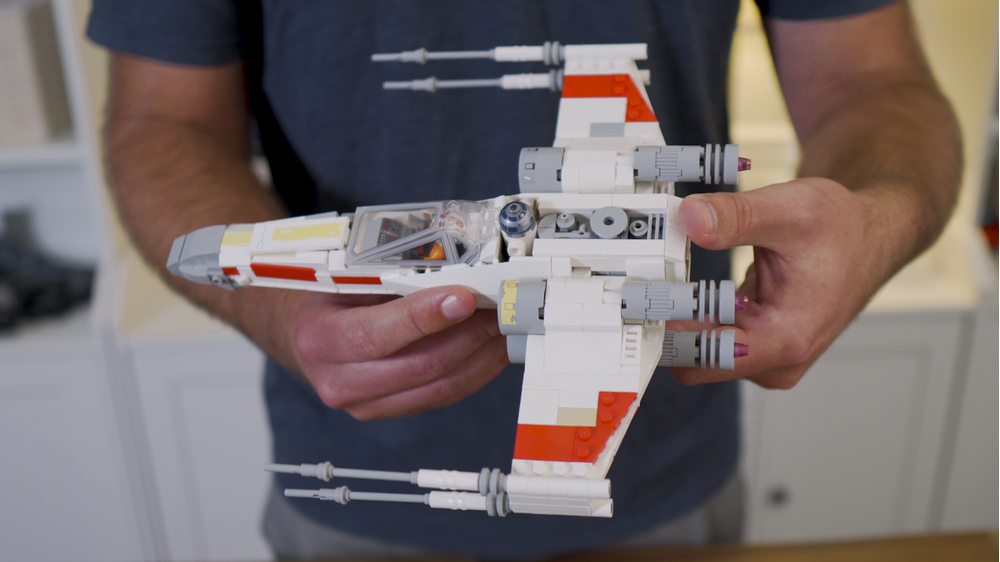 LEGO MOC Red Five T65b Starfighter (2.0 Update) by BaufmanBricks | Rebrickable - Build with LEGO