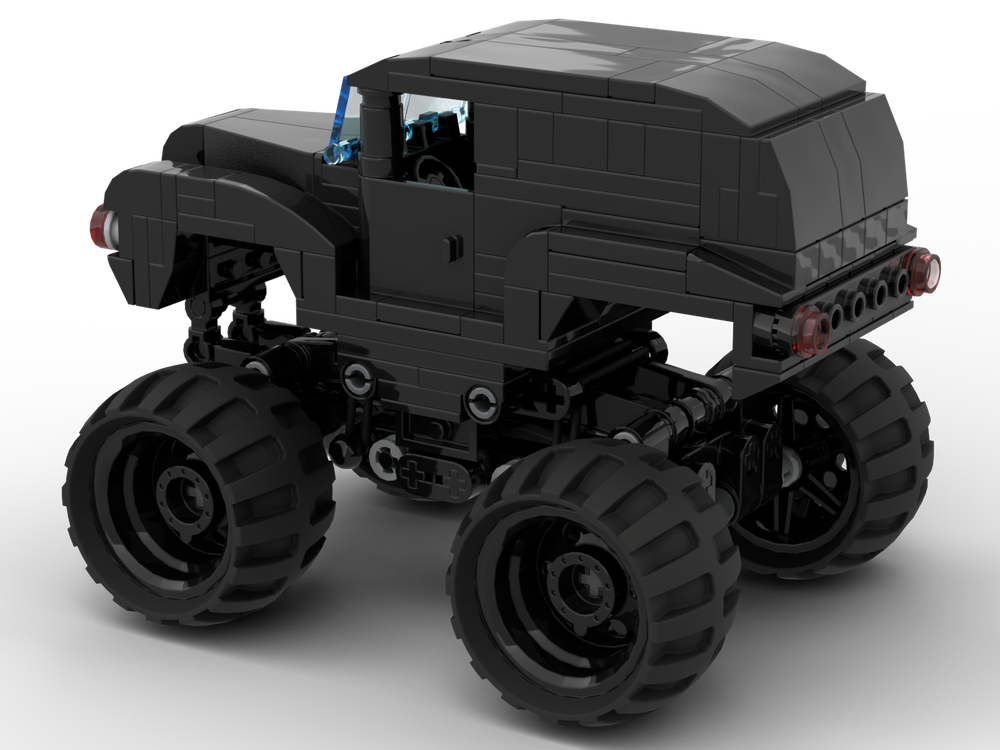 Lego Moc Monster Truck By Dongeraldo Rebrickable Build With Lego