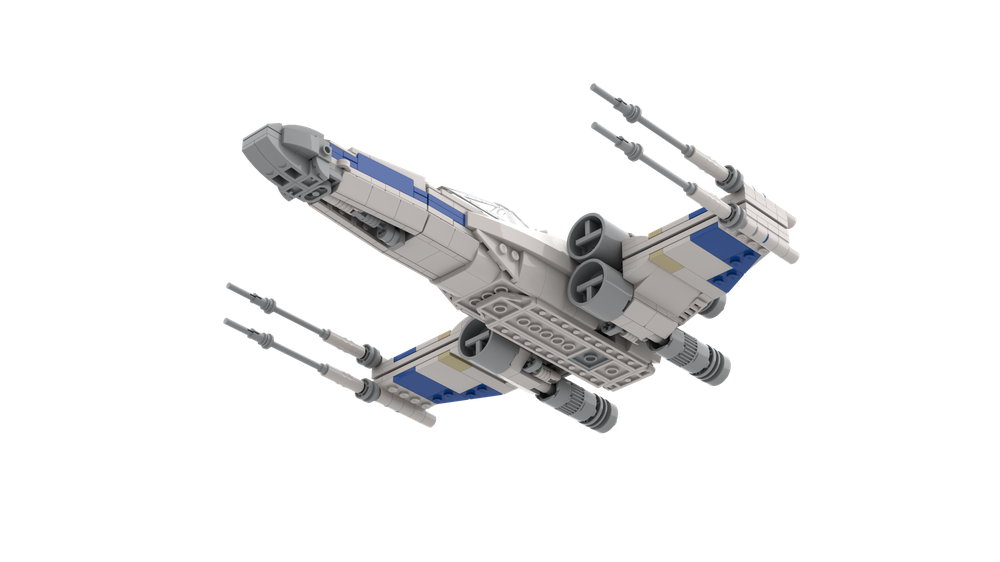 LEGO MOC Blue Leader T65b Starfighter (2.0 Update) by BaufmanBricks ...