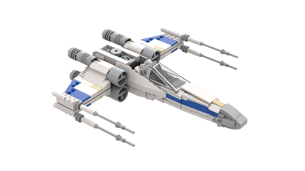 LEGO MOC Blue Leader T65b Starfighter (2.0 Update) by BaufmanBricks ...