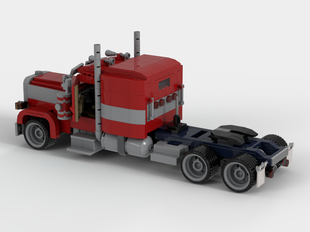 LEGO MOC-197421 Semi Truck, Peterbilt 389 with sleeper by Waimaru ...