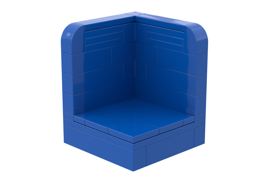 LEGO MOC Upscaled 1x1 Corner Panel by OrchardBuilds | Rebrickable ...