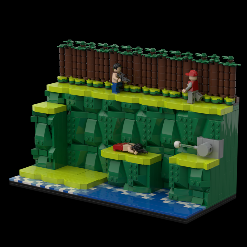 LEGO MOC Contra Diorama by birdbrickbuilds | Rebrickable - Build with LEGO