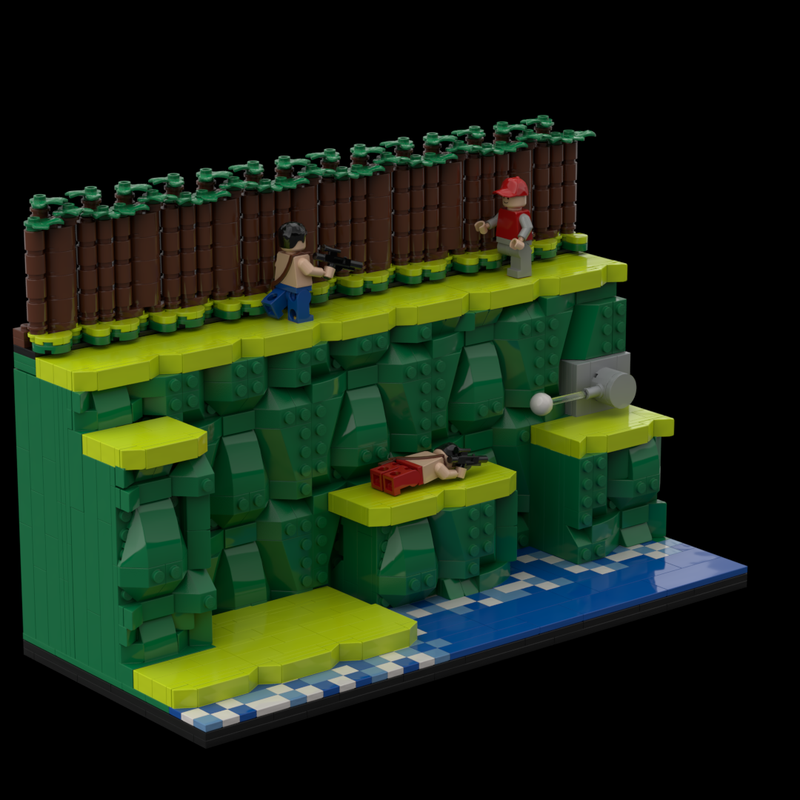 LEGO MOC Contra Diorama by birdbrickbuilds | Rebrickable - Build with LEGO