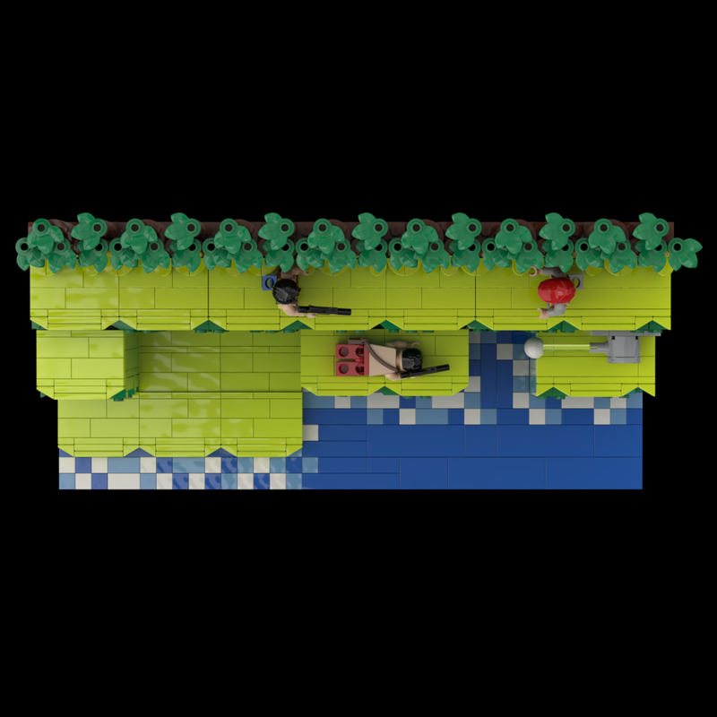 LEGO MOC Contra Diorama by birdbrickbuilds | Rebrickable - Build with LEGO