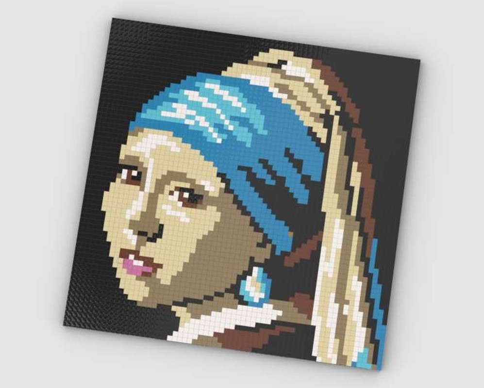 LEGO MOC Girl with the Pearl Earring by WhovianCAS | Rebrickable ...