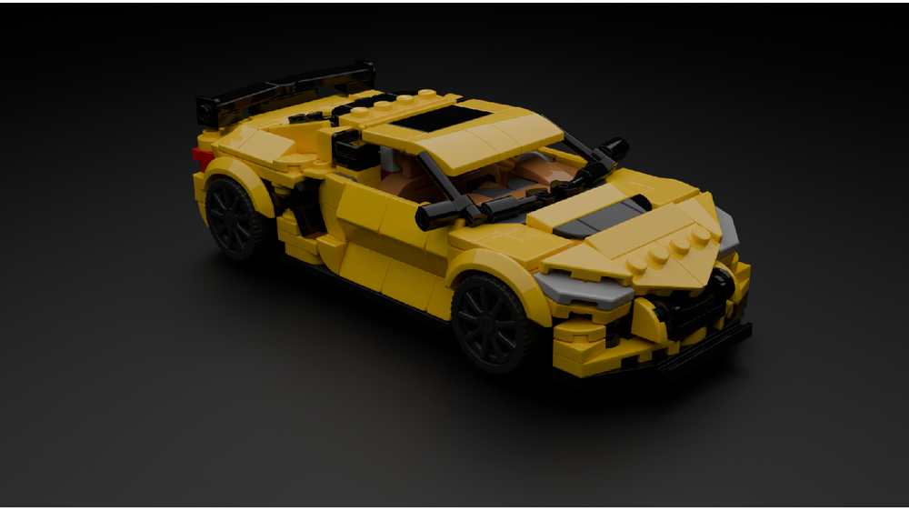 Lego Moc Chevrolet Corvette C8 Zr1 By Thecarmoccer Rebrickable